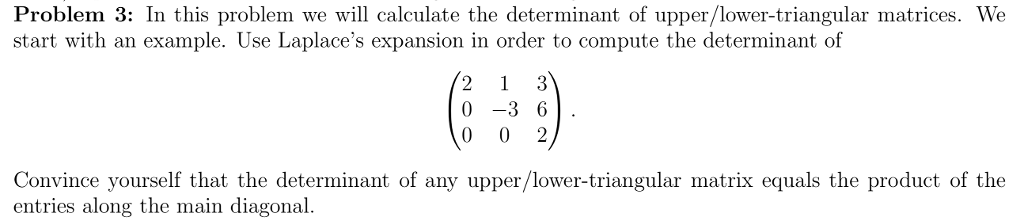 Solved Problem 3: In this problem we will calculate the | Chegg.com