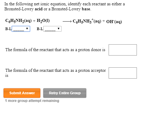 Solved In the following net ionic equation, identify each | Chegg.com