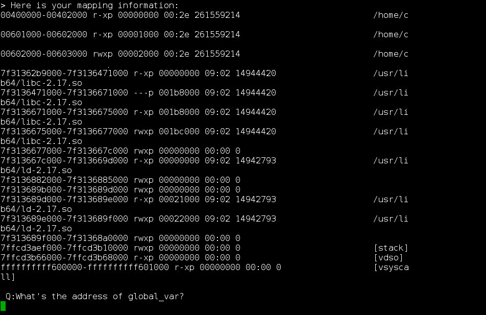Solved > Here is your mapping information: 00400000-00402000 | Chegg.com