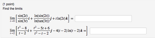 Solved Find the limits lim t rightarrow 0 [sin(2t)/sin(3t) | Chegg.com