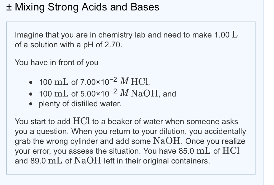 Mixing Acid And Base
