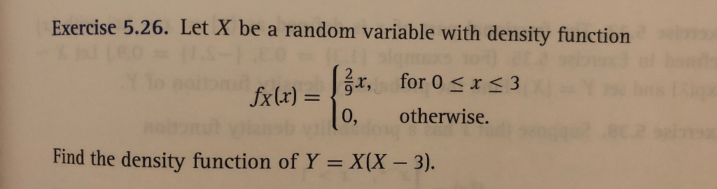 Solved Exercise 526 Let X Be A Random Variable With 