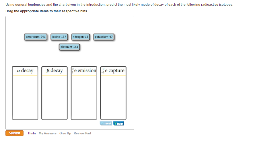 Solved Using general tendencies and the chart given in the | Chegg.com