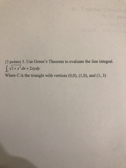 Solved Use Green's Theorem to evaluate the line integral. | Chegg.com