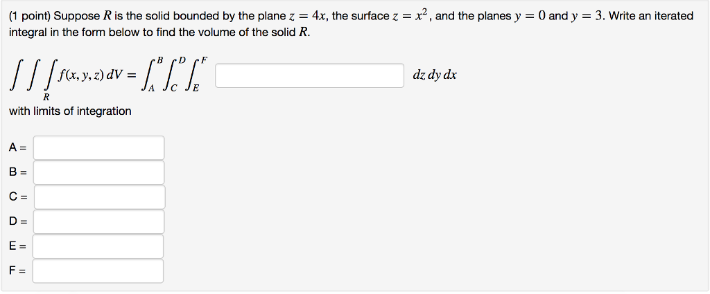 Solved Set up a triple integral to find the mass of the | Chegg.com