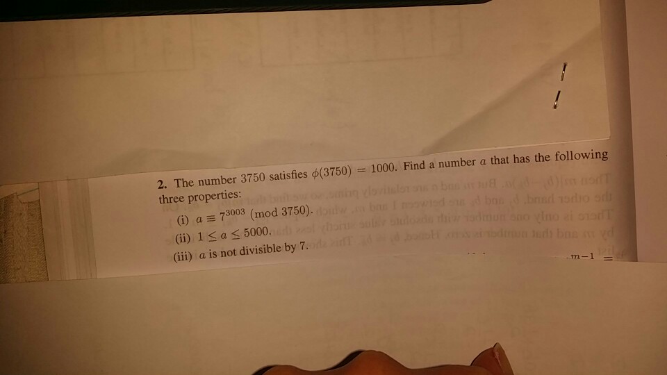 Solved 2. The number 3750 satisfies 503750) 1000. Find a | Chegg.com