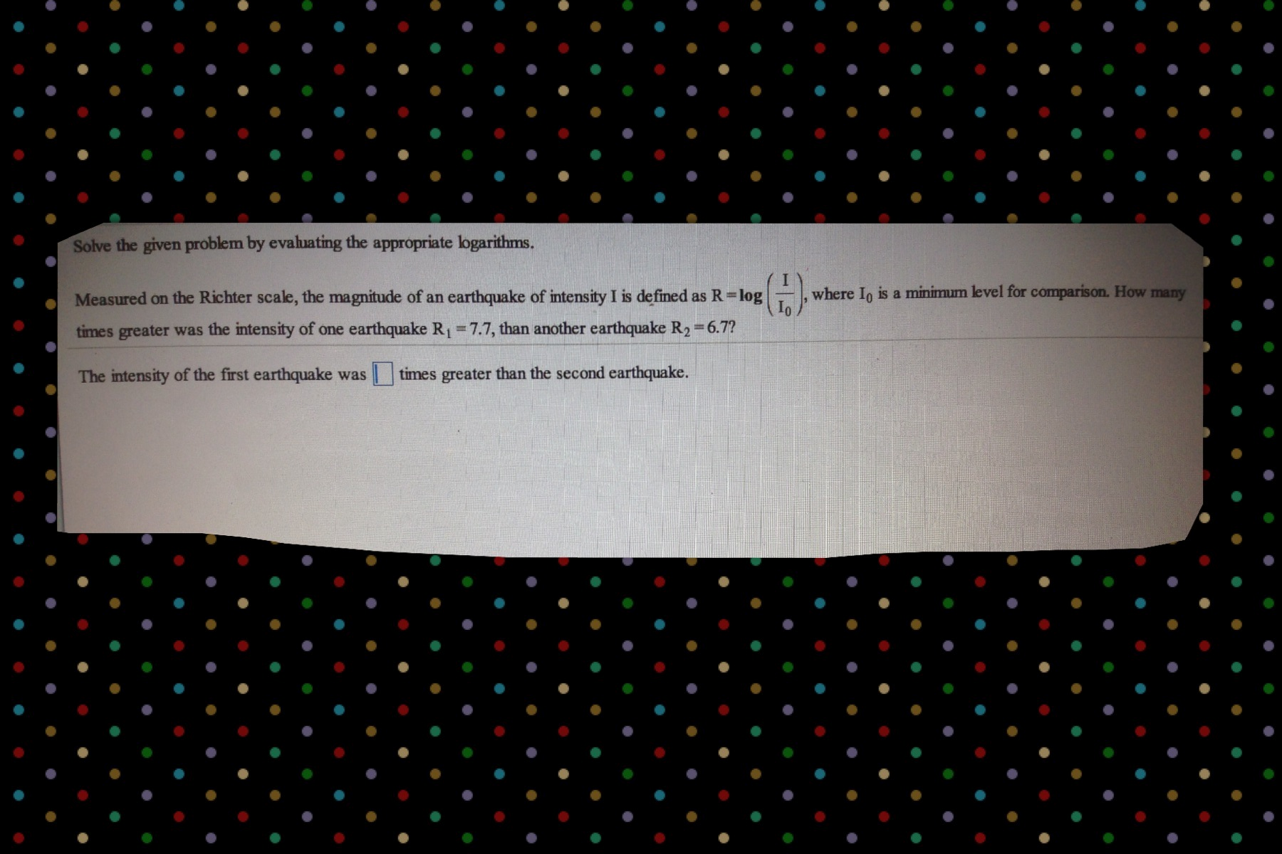 Solved Solve the given problem by evaluating the appropriate | Chegg.com