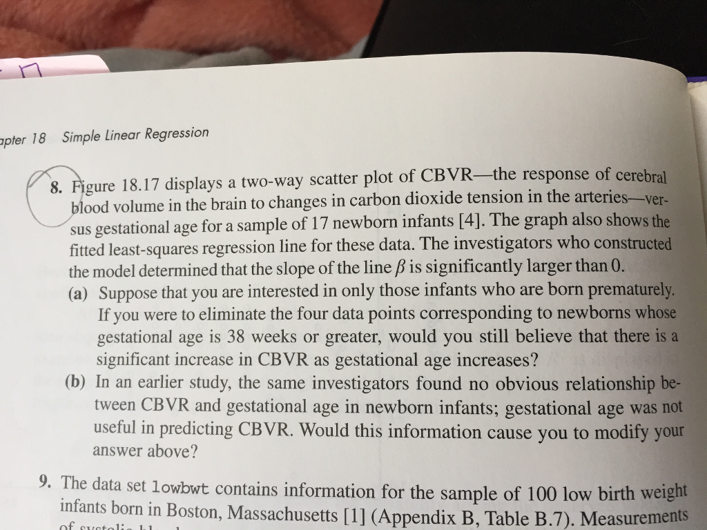 Solved pter 18 Simple Linear Regression 8. Figure 18.17 | Chegg.com