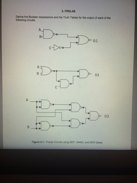 Solved Derive the Boolean expressions and the Truth Tables | Chegg.com