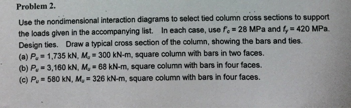 Solved Use the nondimensional interaction diagrams to select | Chegg.com