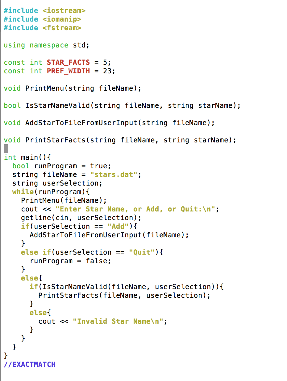 Solved HELP WITH C++!!!!PLEASE HELP Your program should use | Chegg.com