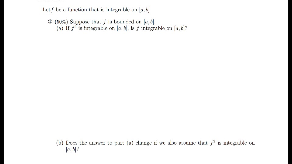 Solved ② (50%) Suppose that is continuous and non negative | Chegg.com