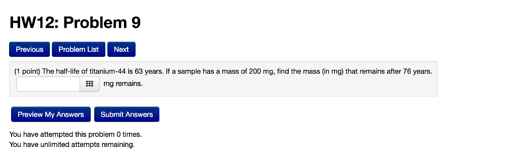 Solved HW12: Problem 6 PreviouS Problem List Next (1 point) | Chegg.com