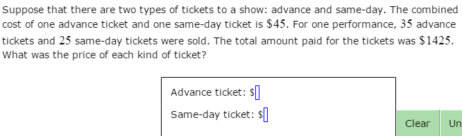 Solved Suppose that there are two types of tickets to a | Chegg.com