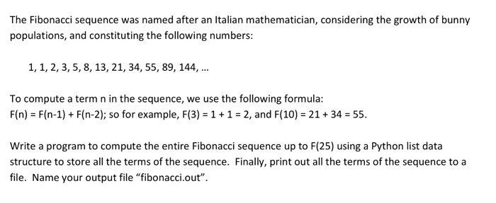 Solved Python: \ You need to create a Python "list" of | Chegg.com