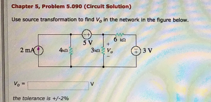 Solved Chapter 5, Problem 5.091 (Circuit Solution) Find Io | Chegg.com