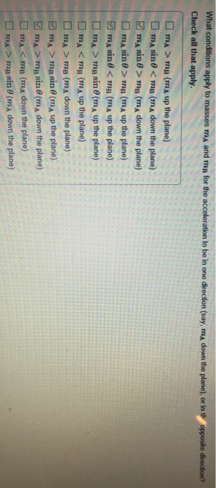 Solved Problem 4.67 A block (mass ma) lying on a fixed | Chegg.com
