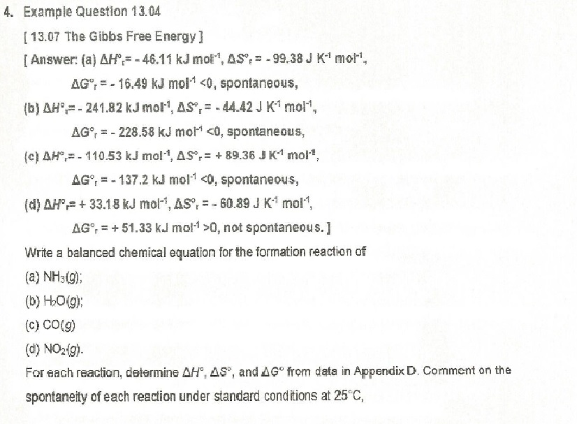 Solved Write a balanced chemical equation for the formation | Chegg.com