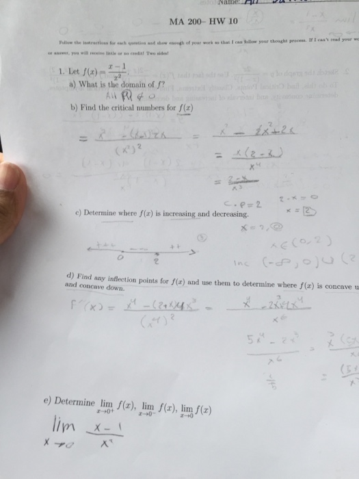Determine any horizontal asymptotes. 2. Sketch the | Chegg.com