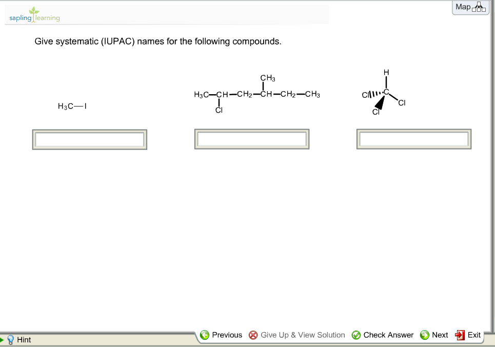 Solved Give systematic (IUPAC) names for the | Chegg.com