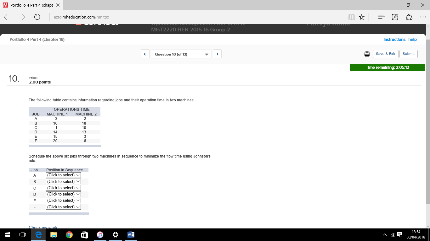 The following table contains information regarding | Chegg.com