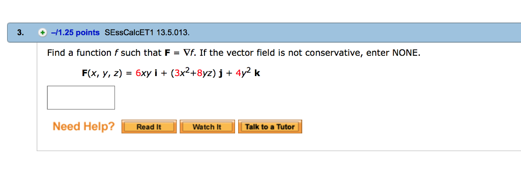 Solved Find a function f such that F = nabla f. If the | Chegg.com