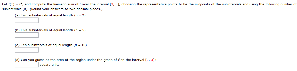 Solved to an approximation of the area of the region R under | Chegg.com