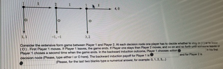 Solved 4.0 1,1 3.2 Consider the extensive form game between | Chegg.com