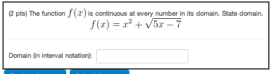 Solved The function f(x) is continuous at every number in | Chegg.com