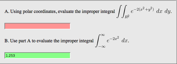 Solved Using polar coordinates, evaluate the improper | Chegg.com
