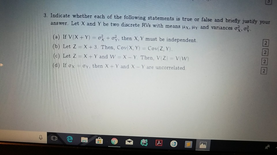Solved 1. Discrete random variables X, Y bave joint PMF | Chegg.com
