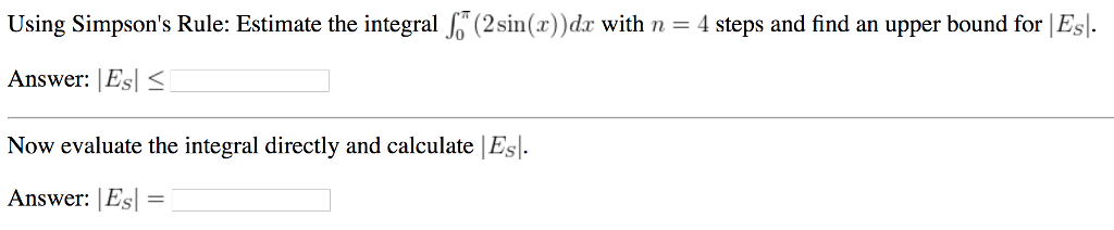 Using the Trapezoidal Rule: Estimate the integral | Chegg.com