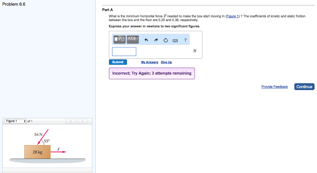 Solved What is the minimum horizontal force F needed to | Chegg.com
