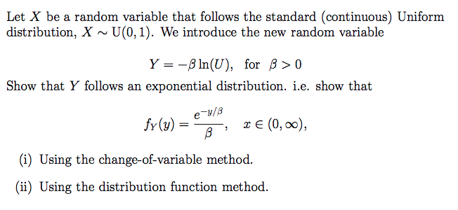 Solved Let X be a random variable that follows the standard | Chegg.com