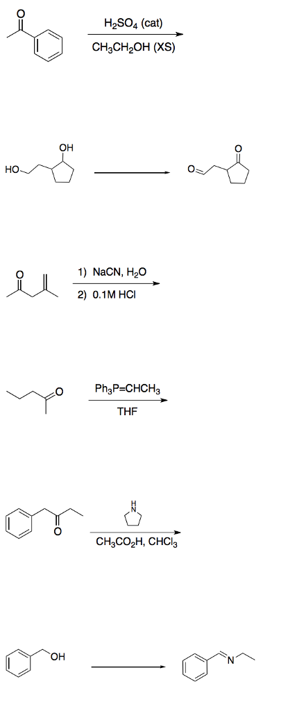 Solved fill in what's missing (product or conditions) -- may | Chegg.com