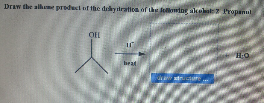 Solved 1.) Draw the alkene products of the dehydration of | Chegg.com