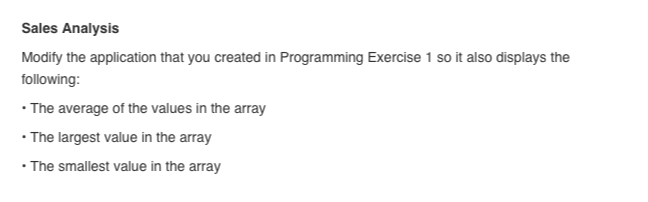 Solved Modify the application that you created in | Chegg.com