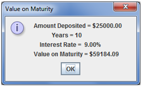 Solved Create a Java program to compute the amount of a | Chegg.com