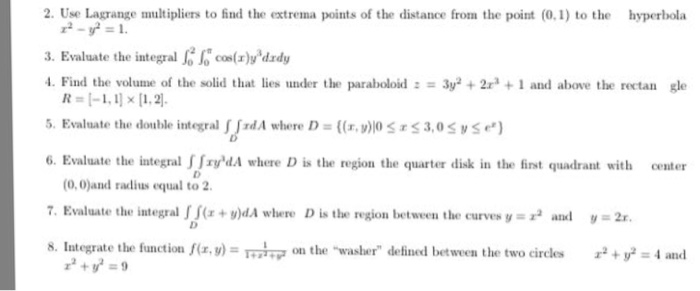 Solved Use Lagrange multipliers to find the extrema points | Chegg.com