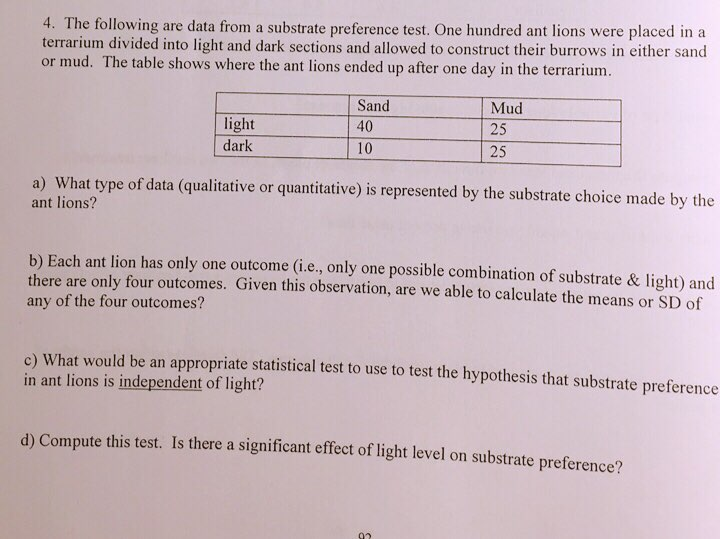 Solved 2. In an experiment examining the effect of | Chegg.com
