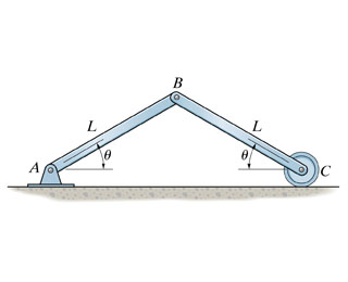Solved The two bars are released from rest at the position | Chegg.com