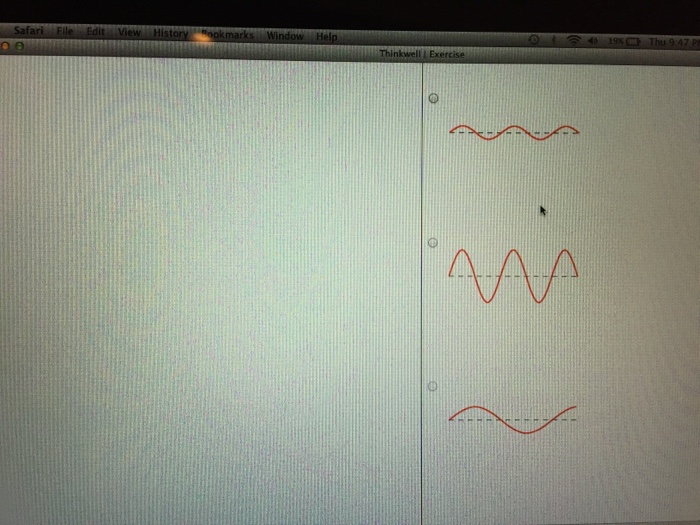Solved Suppose the two waves shown below were to combine in | Chegg.com