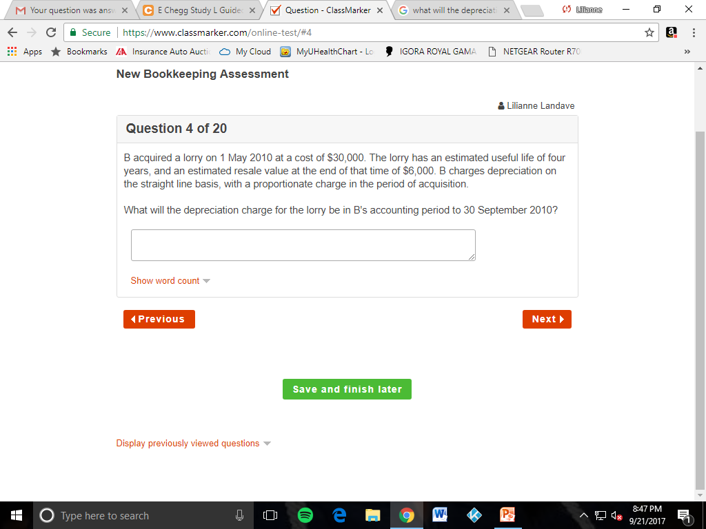 Solved M Your question was ans × \ E Chegg Study L Guide × Y | Chegg.com