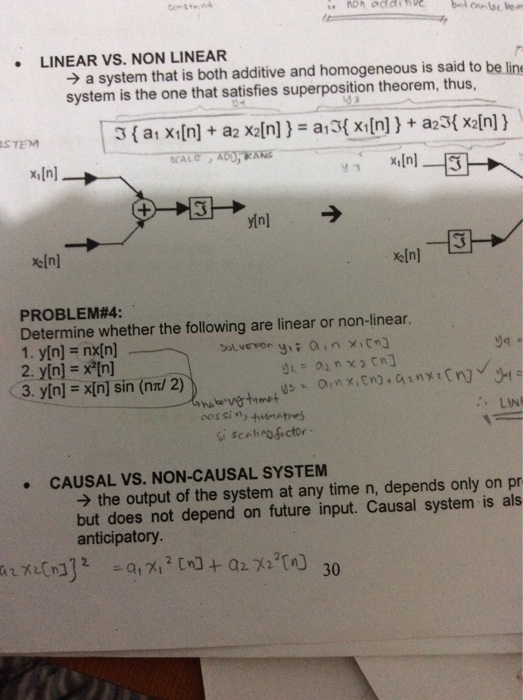 Solved A system that is both additive and homogeneous is | Chegg.com