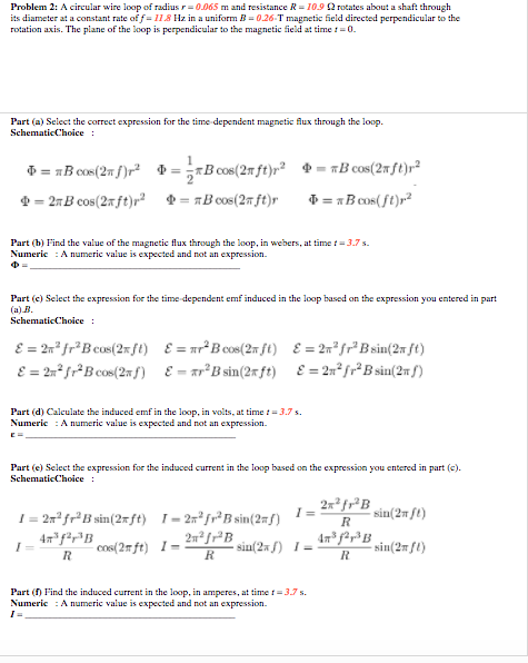 Solved A circular wire loop of radius r = 0.065 m and | Chegg.com