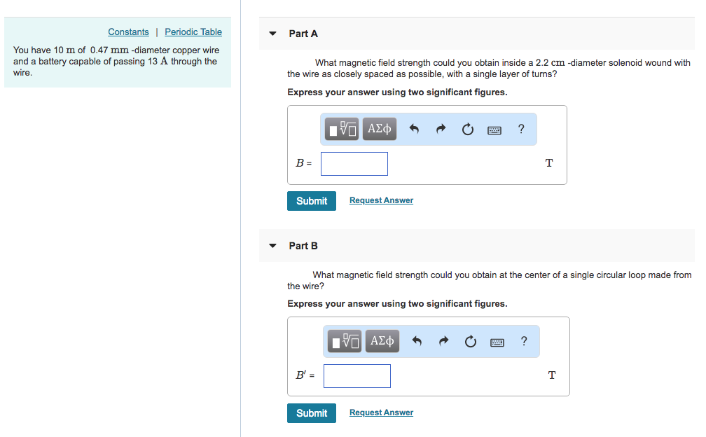 Solved Constants Periodic Table Part A You have 10 m of 0.47 | Chegg.com