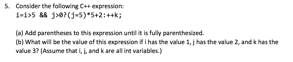 Solved 5 Consider The Following C Expression a Add Chegg solved-5-consider-the-following-c-expression-a-add-chegg
