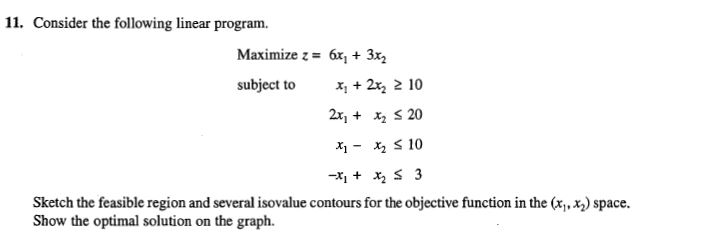 Solved Consider the following linear program. Maximize z = | Chegg.com