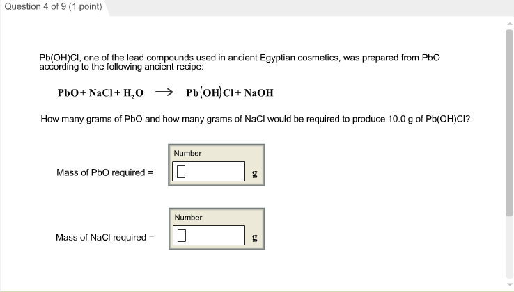 Solved Pb(OH)CI, one of the lead compounds used in ancient | Chegg.com