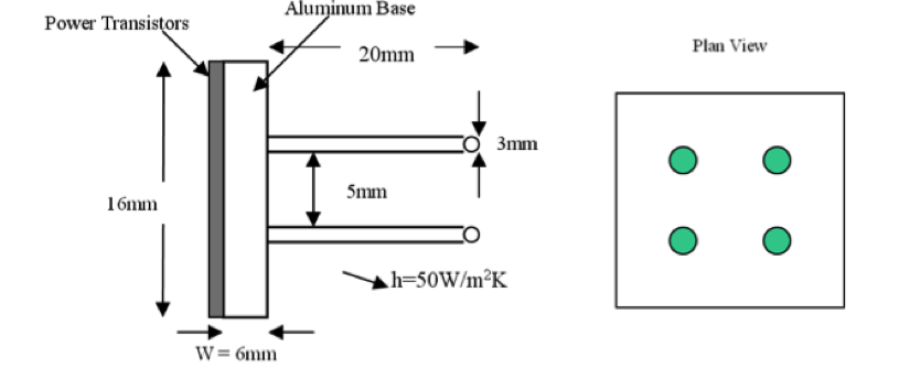Consider electronic cooling of power transistor, | Chegg.com
